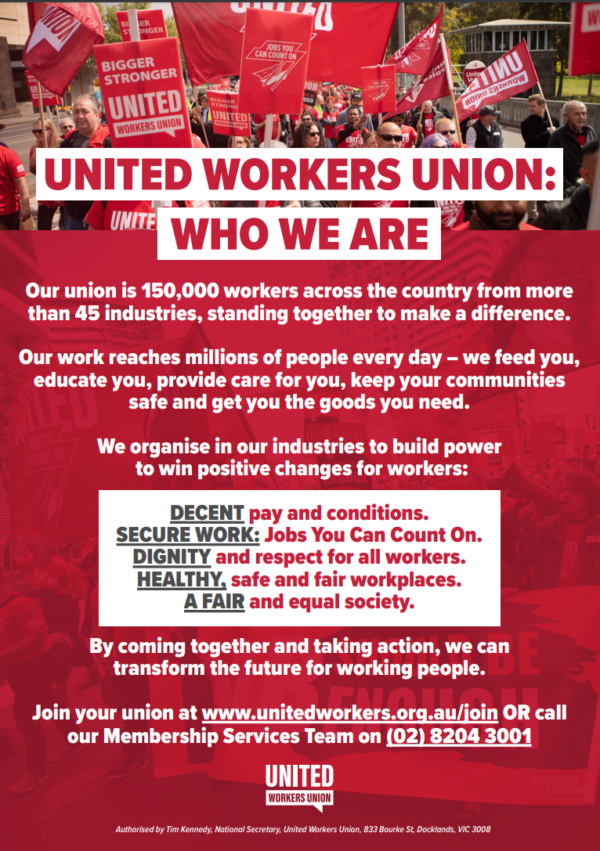 Your Union Resources - United Workers Union