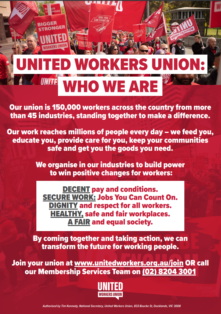 Your Union Resources - United Workers Union