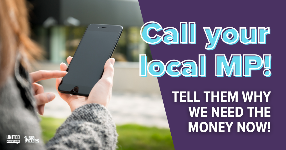 Early Educators Union - Call your MP - United Workers Union