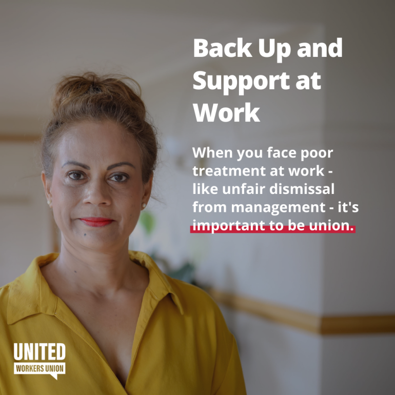 Aged Care - Join your union - United Workers Union