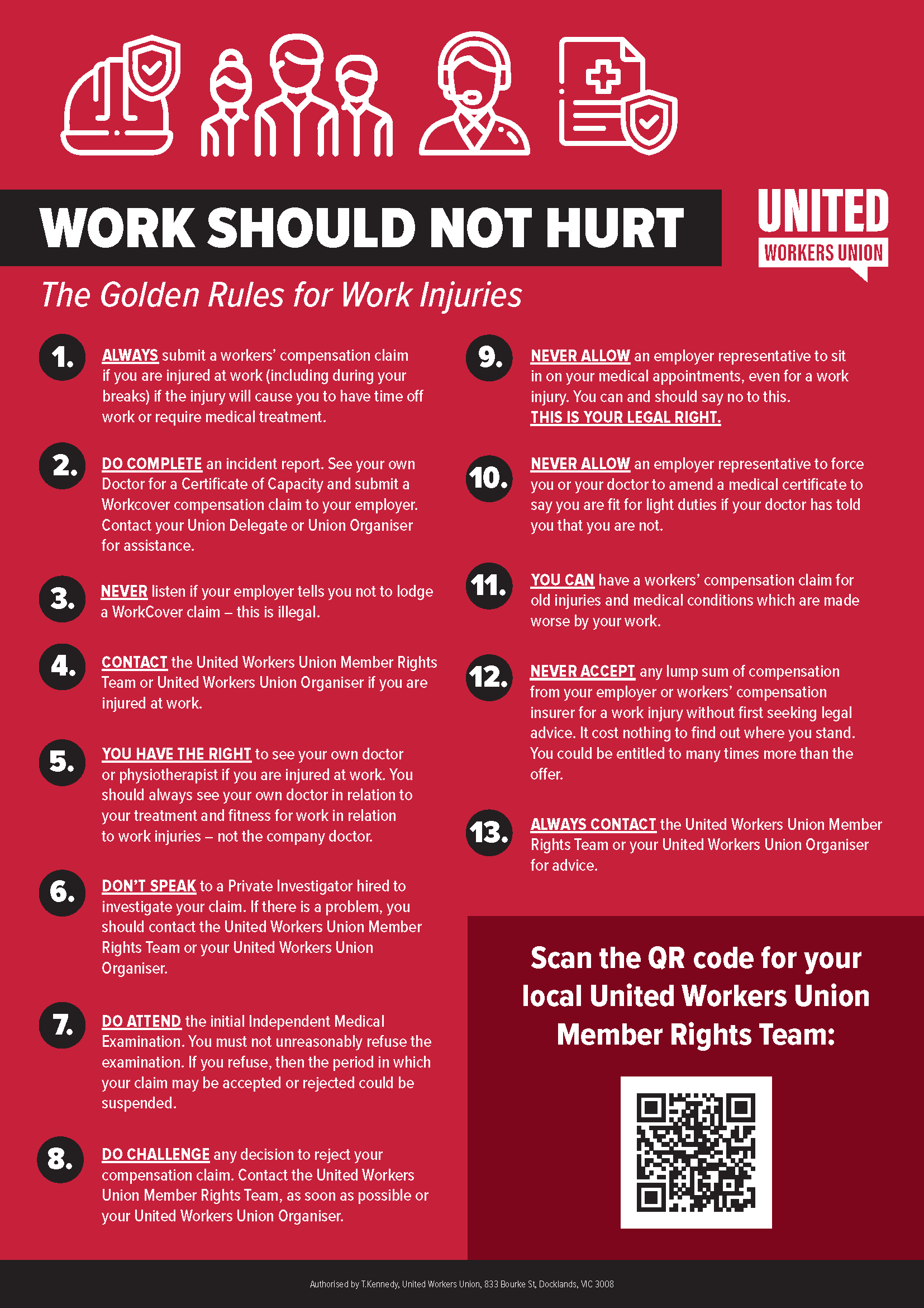 UWU monthly newsletter - October 2024 - United Workers Union